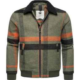 Ragwear Jacke 'Sivval' Herren Gr&ouml;&szlig;e S gr&uuml;n / oliv / orange