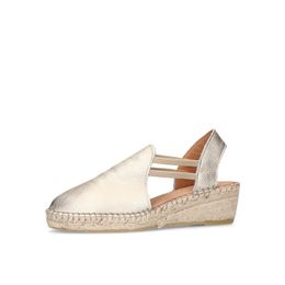 Manfield Espadrilles Damen Gr&ouml;&szlig;e 41 gold