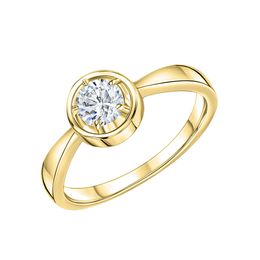Firetti Ring Damen Gr&ouml;&szlig;e 53/54 gold / transparent