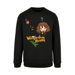 F4NT4STIC Sweatshirt 'Harry Potter Hermione Granger Wingardium Leviosa Junior' Herren Gr&ouml;&szlig;e XXL braun / gelb / gr&uuml;n / schwarz