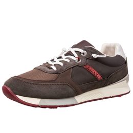 Lloyd Sneaker 'EGIDIO' Herren Gr&ouml;&szlig;e 45 braun / feuerrot