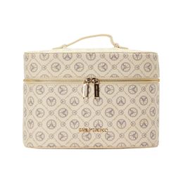 Carlo Colucci Kulturtasche ' Craighero ' Damen Gr&ouml;&szlig;e XS/XL creme / gold / grau