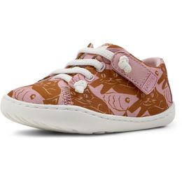 Camper Lauflernschuh 'Peu Cami' Gr&ouml;&szlig;e 26 cognac / rosa / wei&szlig;