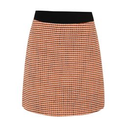 comma, Comma Casual Identity Rock Damen Gr&ouml;&szlig;e 40 orange / schwarz / wei&szlig;