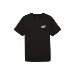 Puma Funktionsshirt 'Ess' Herren Gr&ouml;&szlig;e XS gold / schwarz