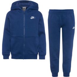 Nike Sportswear Jogginganzug 'Club Fleece' Jungen Gr&ouml;&szlig;e 128/134 blau / wei&szlig;