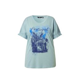 Ulla Popken T-Shirt Damen Gr&ouml;&szlig;e L/XL blau / t&uuml;rkis / dunkelblau