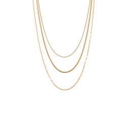 Hey Happiness Kette 'Fine Triple Layer' Damen Gr&ouml;&szlig;e Onesize rosegold