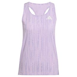 adidas Performance Sporttop 'Adizero' Damen Gr&ouml;&szlig;e 5XL/6XL lila / lavendel / silber