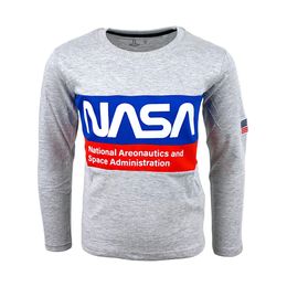 Nasa Shirt 'Nasa' Jungen Gr&ouml;&szlig;e 164 grau