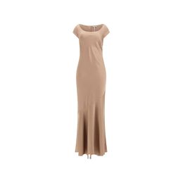 Guess Abendkleid Damen Gr&ouml;&szlig;e 44 beige Winterkleid