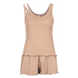 Doctor Nap Pyjama 'Doctor Nap' Damen Gr&ouml;&szlig;e XL beige Winterkleid