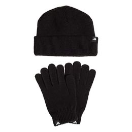 adidas Performance Set: Sportm&uuml;tze und Sporthandschuhe 'Glove + Beanie' Herren Gr&ouml;&szlig;e 58/59 schwarz