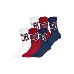 Huddle Socken 'NY Giants' Herren Gr&ouml;&szlig;e 39/42 dunkelblau / blutrot / wei&szlig;