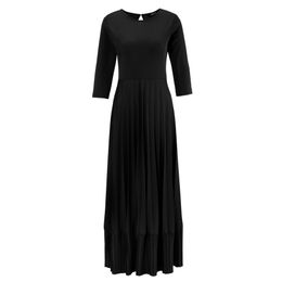 Aniston Casual Kleid Damen Gr&ouml;&szlig;e 36 schwarz Winterkleid