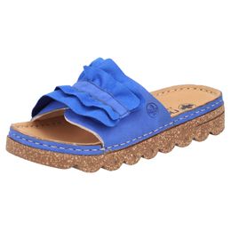 Rieker Pantolette Damen Gr&ouml;&szlig;e 41 blau / royalblau