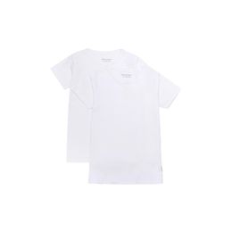 Minymo T-Shirt 'Basic' M&auml;dchen Gr&ouml;&szlig;e 122 wei&szlig;