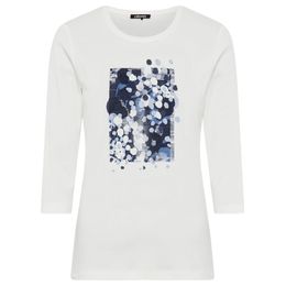 Olsen T-Shirt Damen Gr&ouml;&szlig;e 4XL hellblau / dunkelblau / offwhite