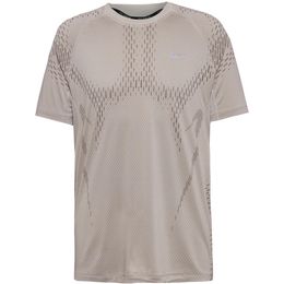 Nike Funktionsshirt 'STRIDE NVLTY' Herren Gr&ouml;&szlig;e M taupe / stone