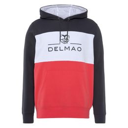 Delmao Sweatshirt Herren Gr&ouml;&szlig;e XXL rot / schwarz / wei&szlig;