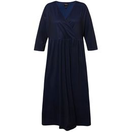 Ulla Popken Kleid Damen Gr&ouml;&szlig;e 42/44 marine Winterkleid