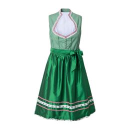 Ulla Popken Dirndl Damen Gr&ouml;&szlig;e 42 grasgr&uuml;n / wei&szlig;