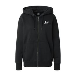 Under Armour Sportsweatjacke 'Essential' Damen Gr&ouml;&szlig;e M schwarz / wei&szlig;