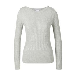 Madeleine Mode Madeleine Pullover Damen Gr&ouml;&szlig;e M silbergrau