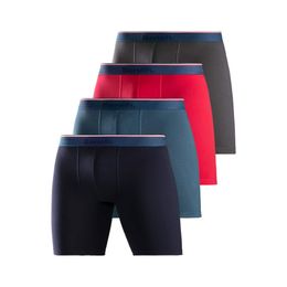 Bench Boxershorts Herren Gr&ouml;&szlig;e XL cyanblau / dunkelblau / graphit / rot