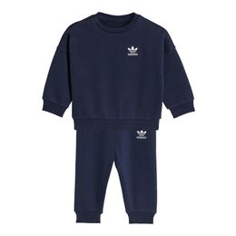 adidas originals Jogginganzug 'LOOSE CREW JOGGER' Jungen Gr&ouml;&szlig;e 80 navy / wei&szlig;