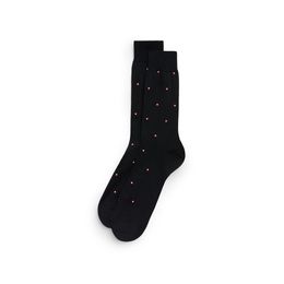 Iuman Intimissimi Uomo Socken Herren Gr&ouml;&szlig;e 44/45 rot / schwarz / naturwei&szlig;