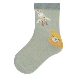 Sterntaler Socken Jungen Gr&ouml;&szlig;e 24 hellbraun / pastellgr&uuml;n / hellorange / offwhite