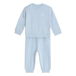 adidas originals Jogginganzug 'LOOSE CREW JOGGER' Jungen Gr&ouml;&szlig;e 68 pastellblau / wei&szlig;