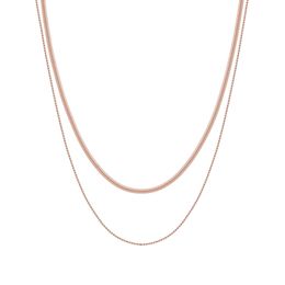 Hey Happiness Kette 'Duo Shine' Damen Gr&ouml;&szlig;e Onesize rosegold