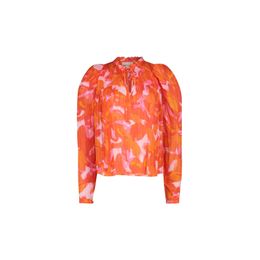 Fabienne Chapot Bluse Damen Gr&ouml;&szlig;e XXL orange / pink / wei&szlig;