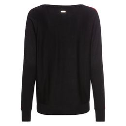 Laura Scott Pullover Damen Gr&ouml;&szlig;e M beere / schwarz