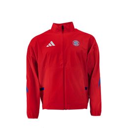 adidas Performance Sportjacke 'FC Bayern M&uuml;nchen Z.N.E. Anthem' Herren Gr&ouml;&szlig;e XL blau / grau / rot