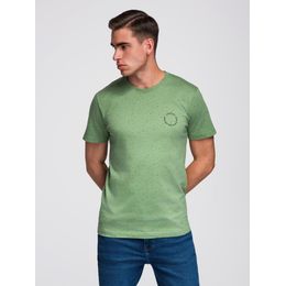 Ombre T-Shirt Herren Gr&ouml;&szlig;e XL gr&uuml;n / schwarz
