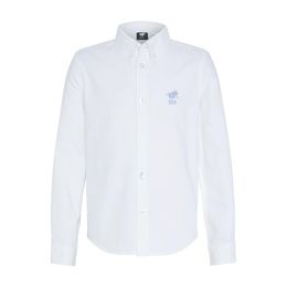 POLO SYLT Hemd Jungen Gr&ouml;&szlig;e 158/164 hellblau / wei&szlig;