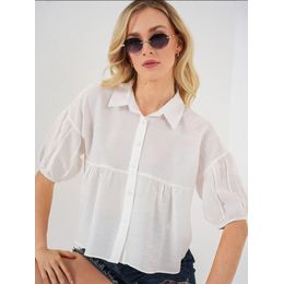 Bigdart Bluse Damen Gr&ouml;&szlig;e L wei&szlig;