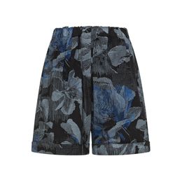 Deha Shorts Damen Gr&ouml;&szlig;e 42 blau / grau / schwarz