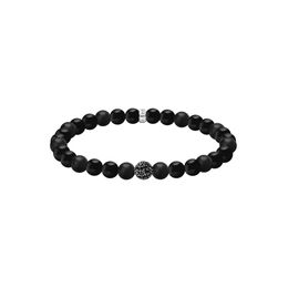 Thomas Sabo Armband Herren Gr&ouml;&szlig;e 21 schwarz / silber