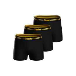 Huddle Boxershorts 'Pittsburgh Steelers' Herren Gr&ouml;&szlig;e M gelb / schwarz