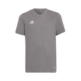 adidas Performance Funktionsshirt 'Entrada 22' Jungen Gr&ouml;&szlig;e 164 grau / wei&szlig;