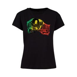 F4NT4STIC Shirt 'Bob Marley' Damen Gr&ouml;&szlig;e XL gelb / gr&uuml;n / rot / schwarz