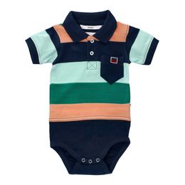 Ebbe Body 'Nino' Gr&ouml;&szlig;e 74 dunkelblau / gr&uuml;n / mint / orange