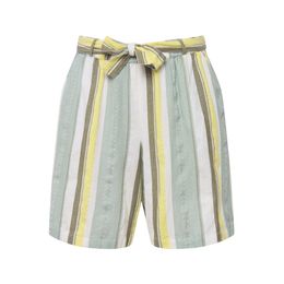 Ulla Popken Shorts Damen Gr&ouml;&szlig;e 46/48 gelb / oliv / mint / wei&szlig;