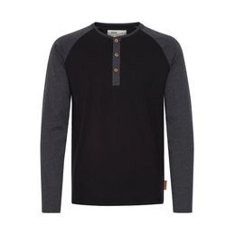 INDICODE Jeans Shirt 'Winston' Herren Gr&ouml;&szlig;e XXXL dunkelgrau / schwarz