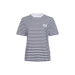 JOOP! Jeans T-Shirt ' Teele ' Damen Gr&ouml;&szlig;e L marine / wei&szlig;