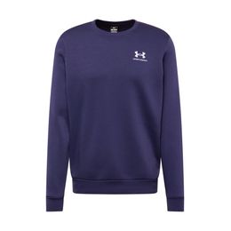 Under Armour Sportsweatshirt 'Essential' Herren Gr&ouml;&szlig;e XL dunkellila / wei&szlig;